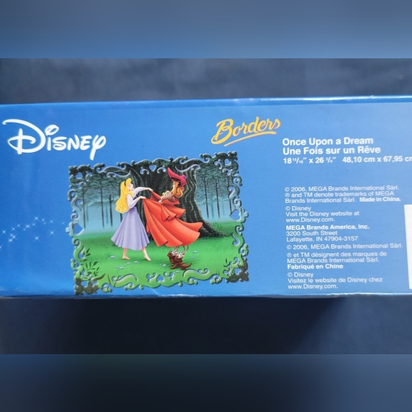 Toys | Rare New 206 Disney Borders Once Upon A Dream 750 Piece Puzzle ...